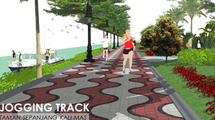 Sepanjang Kali Mas bakal Dilengkapi Sarana Taman dan Jogging Track ...