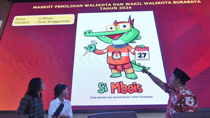 KPU Surabaya Kenalkan 'Si Mbois', Maskot Pilwali Surabaya 2024 ...