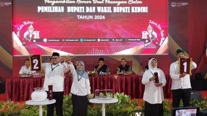 Debat Publik Pilkada Kediri, KPU Batasi Jumlah Pendukung Hanya 150 Orang Per Paslon - Surya.co.id