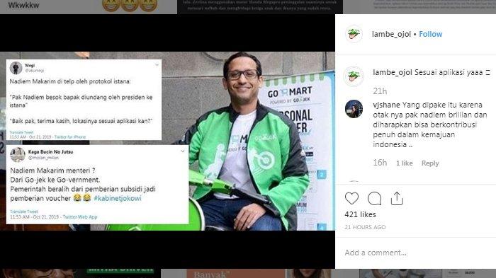 10 Meme Lucu Warnai Pengangkatan Nadiem Makarim Jadi Mendikbud, Dari ...