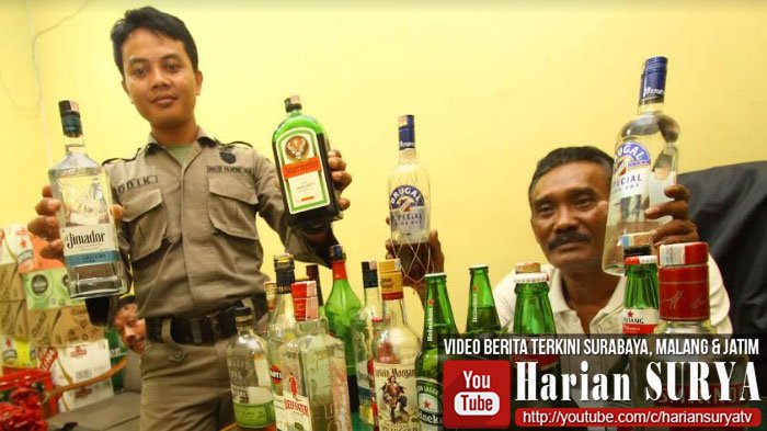 Ada Ratusan Botol Minuman Keras di Kafe Jl Semeru dan Jl Welirang, Kota ...