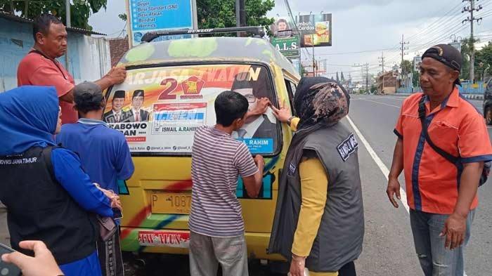 Masa Tenang Pemilu 2024, Bawaslu Jember Buru Angkot yang Masih Tertempel Gambar Caleg - Surya.co.id
