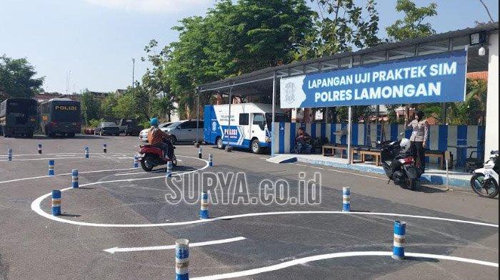 Pemohon Sim Di Kabupaten Lamongan Apresiasi Perubahan Sirkuit Praktek