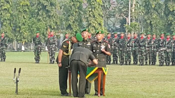 Mayor Czi Agus Iskarman Menjabat Danyon Zipur 5 - Surya.co.id