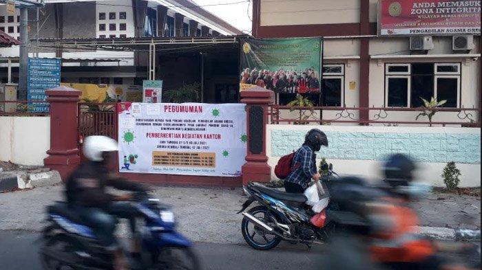 Kantor Pengadilan Agama Gresik Lockdown, Hubungi Petugas Dulu Sebelum ...