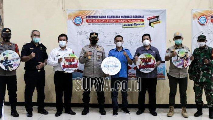 Kelurahan Ngronggo Kota Kediri Dinobatkan Sebagai Kampung Tangguh Bersih Narkoba - Surya.co.id