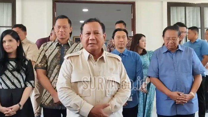 Datang ke Pacitan Temui SBY, Prabowo : Sangat Luar Biasa Dukungan Terhadap Saya - Surya.co.id