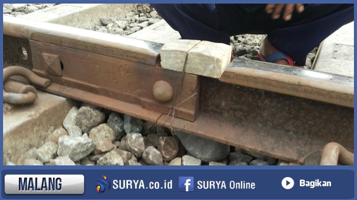 Inilah Foto-foto Kerusakan Rel yang Bisa Membuat Sepur Anjlok - Surya.co.id