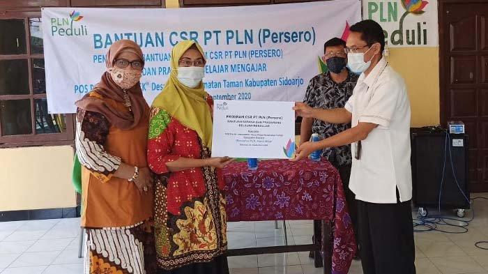 Program CSR PT PLN (Persero) UPT Surabaya, Perbaikan Pos PAUD Anggrek ...