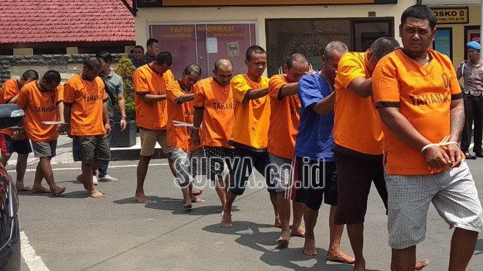 Sepekan, Polisi Bekuk 11 Tersangka Narkoba dan Judi di Kota Blitar, Segini Barang Bukti yang ...