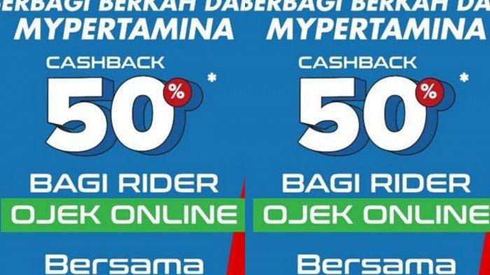 Promo Pertamina Khusus Driver Ojek Online, Cashback 50% Setiap ...