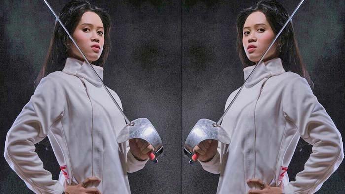 Potret Dinda Maulidya Putri Maharani, Fokus di Anggar - Surya.co.id