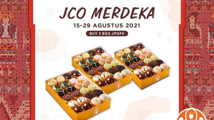 Promo Agustus Hari Kemerdekaan: JCO 3 Box JPOPS Rp 105 Ribu hingga ...