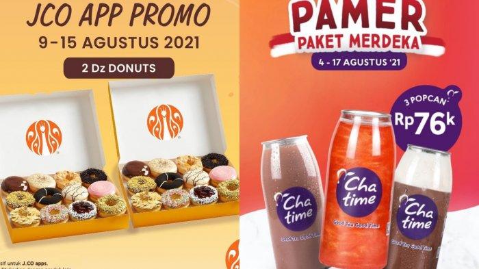 Promo Agustus Hari Kemerdekaan: Nikmati JCO 2 Dz Rp 105 Ribu hingga Diskon Chatime 50 Persen ...