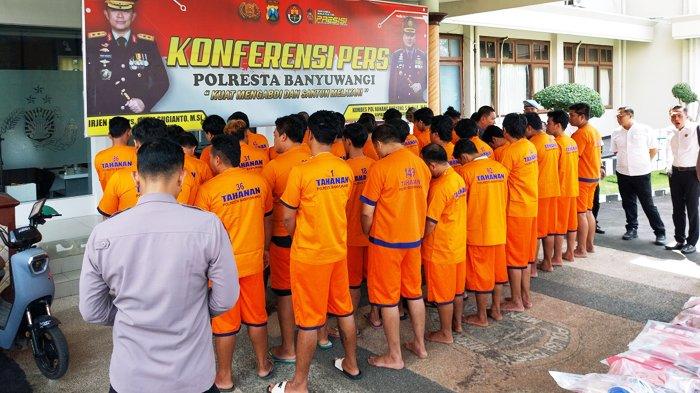 Polisi Banyuwangi Tangkap Puluhan Tersangka Kasus Narkoba, Salah Satu Barang Bukti 1,6 Kg Sabu ...
