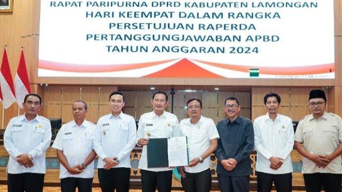 Perda Pertanggungjawaban APBD 2024 Ditetapkan, Pemkab Lamongan Diminta Memaksimalkan APBD 2025 ...