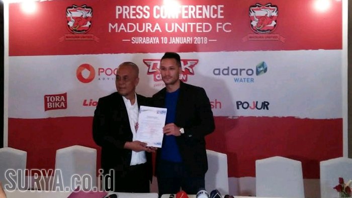 Madura United Ikat Kontrak 2 Musim Dengan Raphael Maitimo - Surya.co.id