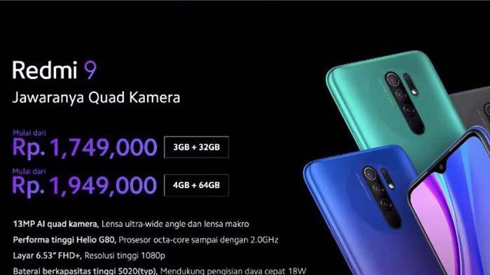 Redmi 9 Resmi Diluncurkan, Cuma Rp, 1,7 Juta, Pakai Mediatek Helio G80 ...