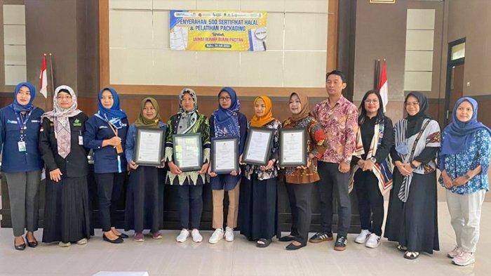 Fasilitasi UMKM Naik Kelas, PLN Serahkan 500 Sertifikat Halal kepada UMKM Binaan - Surya.co.id