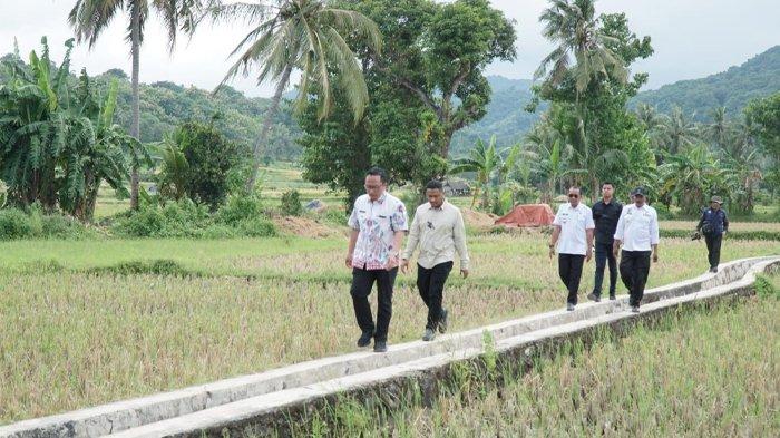 Tingkatkan Kesejahteraan Petani Pulau Bawean, Wabup Gresik Tinjau Langsung Saluran Irigasi ...