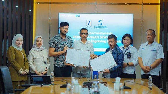 PT SIER dan PT Saueressig Engraving Indonesia Teken Perpanjangan Kontrak Sewa BPSP - Surya.co.id