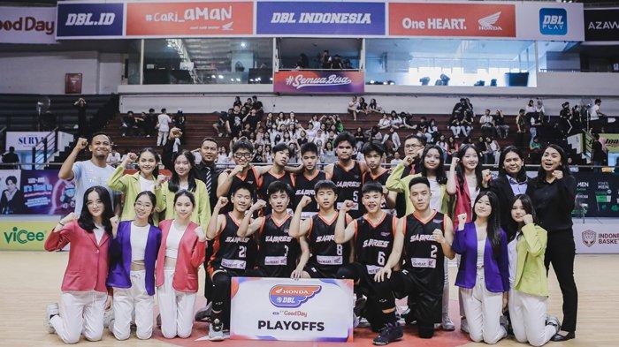 Tim Basket Putra SMA SNA Sidoarjo Juga Lolos Playoffs Honda DBL With Kopi Good Day 2023 EJS-NR ...