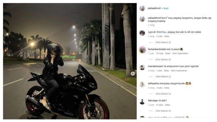 SOSOK Lady Bikers Zakia Khairani Yang Tewas Tabrakan Dengan Trailer Di Koja, Banjir Doa Warganet ...