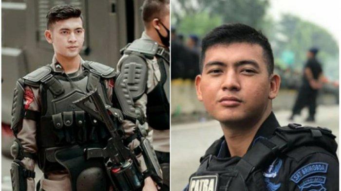 Biodata Muhammad Chaerul Ali Polisi Ganteng yang Viral saat Demo UU Cipta Kerja, Foto SMA ...