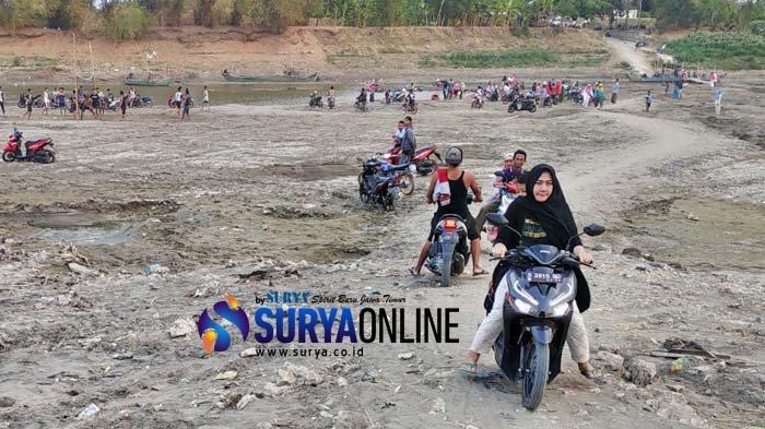 Sungai Bengawan Solo Penghubung Tuban-Bojonegoro Mengering, Begini ...