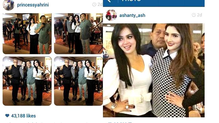 Anang, Syahrini, dan Ashanty Tak Canggung Lagi Berangkulan - Surya.co.id