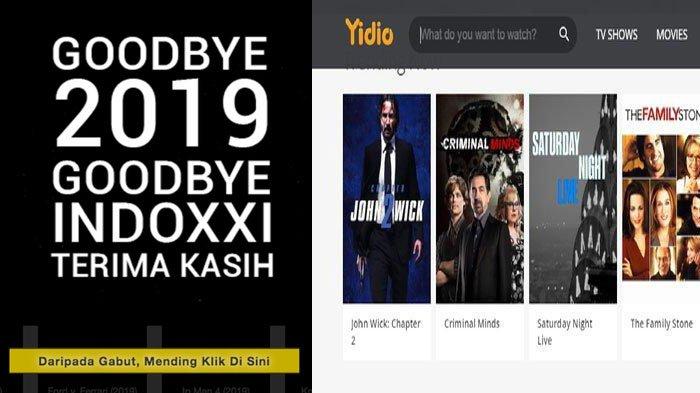 Tampilan Situs IndoXXI Hari ini 1 Januari 2020, Begini Cara Nonton Film Gratis Melalui Hp ...