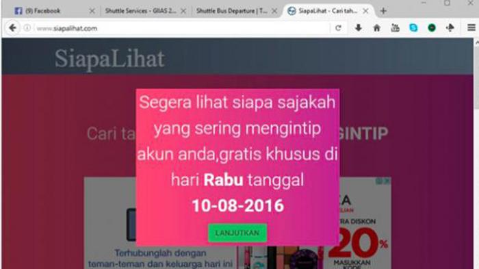 Waspada Jebakan Spam Bot, Jangan Pernah Klik "Siapa Intip Facebook Kamu" - Surya.co.id