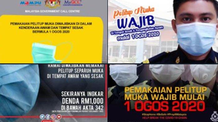 Denda Rp 3,4 Juta dan Kurungan Penjara Bagi Warga Tak Pakai Masker Akan Diberlakukan di Malaysia ...