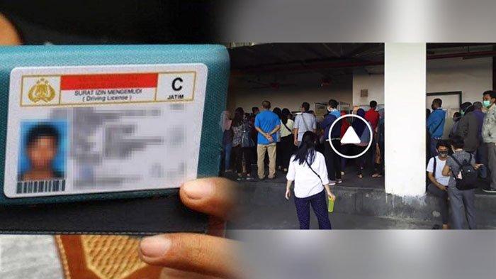 Video Viral Antrean Pemohon SIM BG Junction Saat Pandemi Covid-19 Bikin ...