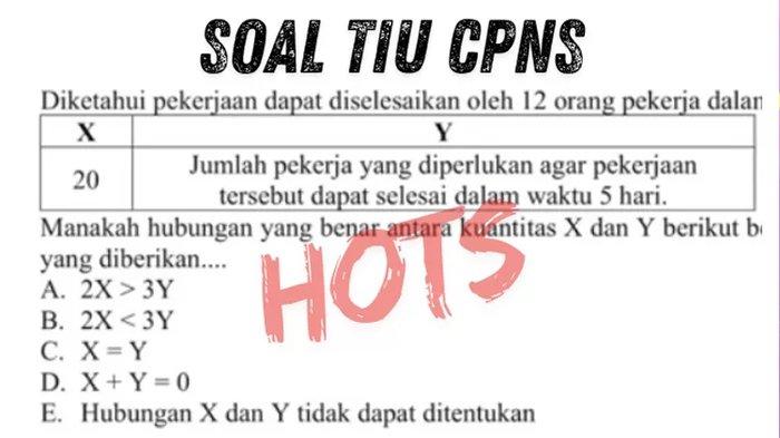 100 Soal TIU Untuk Persiapan Tes SKD CPNS 2024, Lengkap dengan Kunci ...