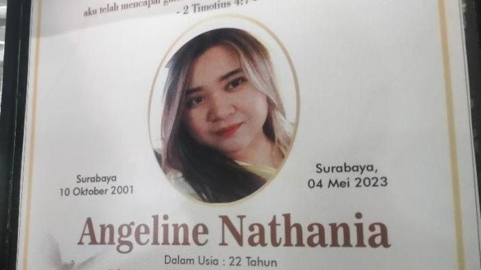 Sebelum Dibunuh Guru Musik, Angeline Nathania Mahasiswi Ubaya Pamit ...