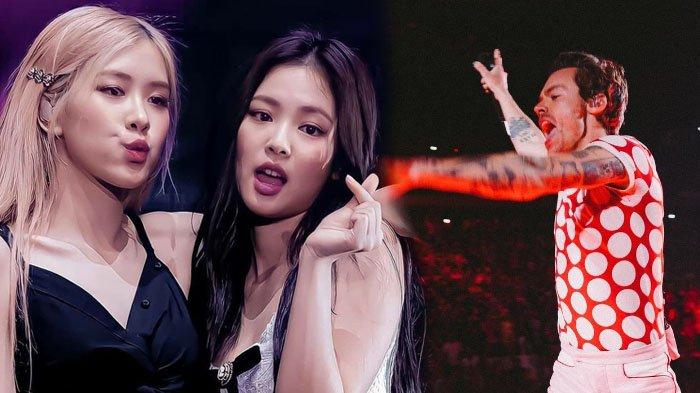Asyiknya Jennie dan Rose BLACKPINK Nonton Konser Harry Styles di Seoul ...