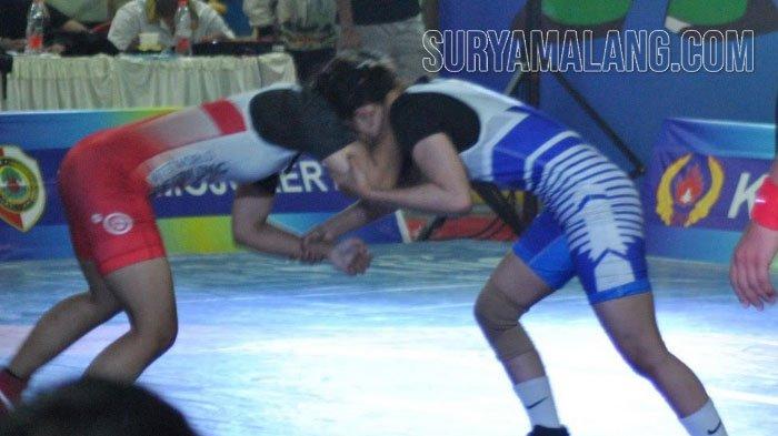 Pegulat Kota Batu Raih 1 Emas dan 1 Perunggu dari Porprov Jatim 2023 - Suryamalang.com