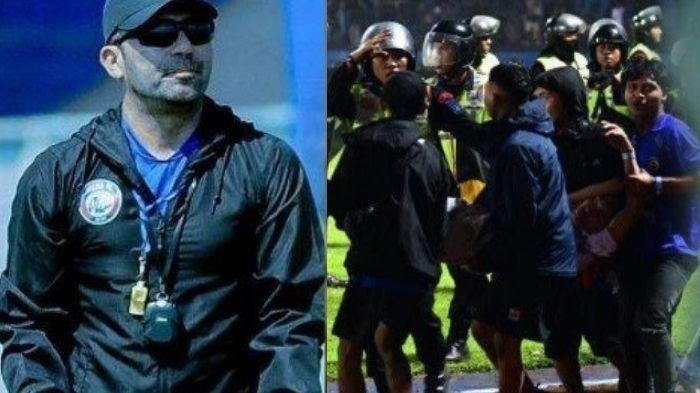 Tangis Javier Roca Pecah Ceritakan Aremania Meninggal di Pelukan Pemain ...