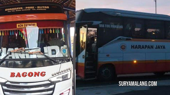 Jadwal dan Tarif Terbaru Bus dari Surabaya ke Blitar Lewat Pare via Jalan Tol - Suryamalang.com