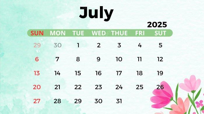 CEK Kalender Jawa dan Hijriah Bulan Juli 2025 Tanggal 1 Sampai 31 ...