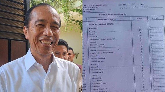 DAFTAR Bukti Jokowi Kuliah Sampai Lulus di UGM, Ada Potret Transkrip Nilai hingga Bukti Setoran ...