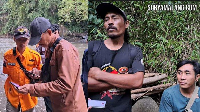 Pemburu Biawak Lepaskan Teman yang Terseret Arus Sungai Brantas di Pakisaji, Malang ...