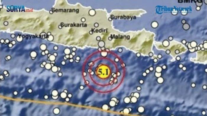 BPBD Kabupaten Malang Belum Menerima Laporan Kerusakan Akibat Gempa 5,1 Magnitudo - Suryamalang.com
