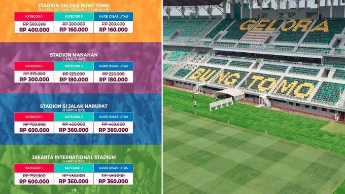 HARGA Tiket Piala Dunia U-17 2023 Indonesia, Nonton Timnas di Stadion ...