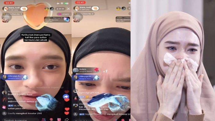 Inara Rusli Syok Ditonton 70 Ribu Orang Saat Live TikTok, Dapat Banyak Gift Total Rp 500 Ribuan ...