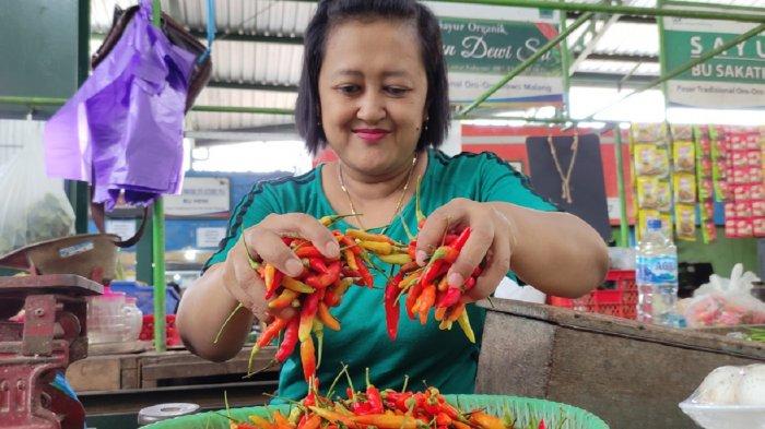 Harga Cabai Rawit Tembus Rp 100 Ribu per Kg di Pasar Oro-Oro Dowo Malang - Suryamalang.com