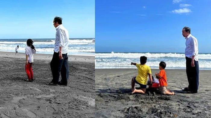 Jokowi Pamer Liburan di Pantai Bareng Cucu, Bungkam Tuduhan Sakit Kronis Tanpa Klarifikasi ...