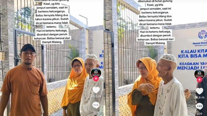 Perjalanan Kakek Rasidi Ketemu Keluarga Lagi Setelah Hilang Selama 2 Tahun, Ditemukan di Gunung ...