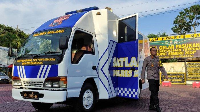 Pos Polisi Bergerak Polres Malang Pantau Kemacetan Selama Lebaran Idul ...